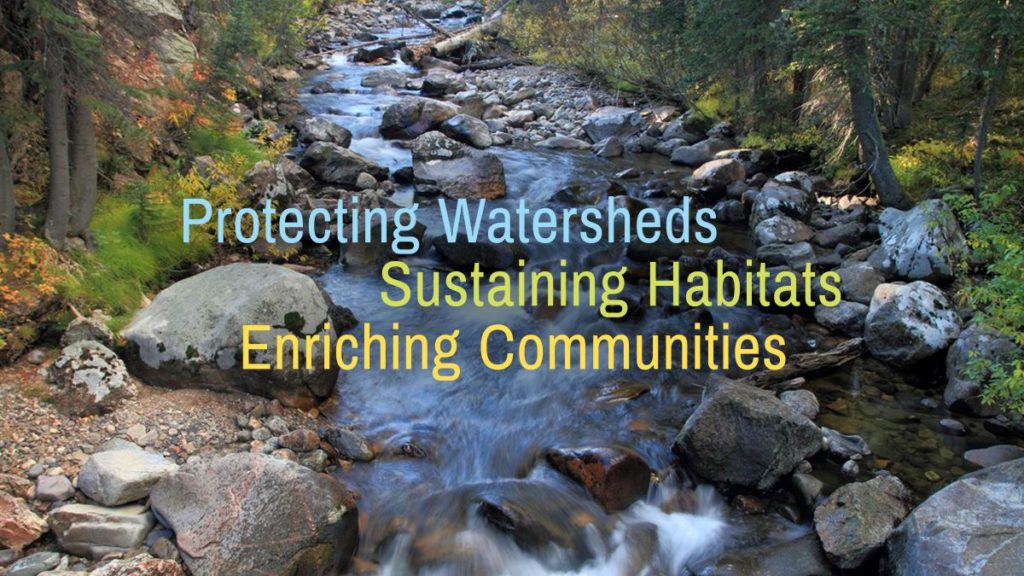 River slogan - Peaks to People Water Fund